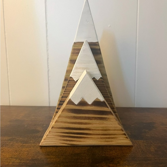 Accents | Rustic Wooden Mountain Decor Set | Poshmark